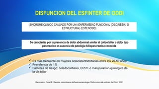Esfinter de Oddi, anatomía, patologías.pptx