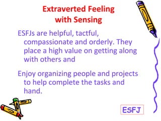 ESFJ--The CAREGIVER.ppt