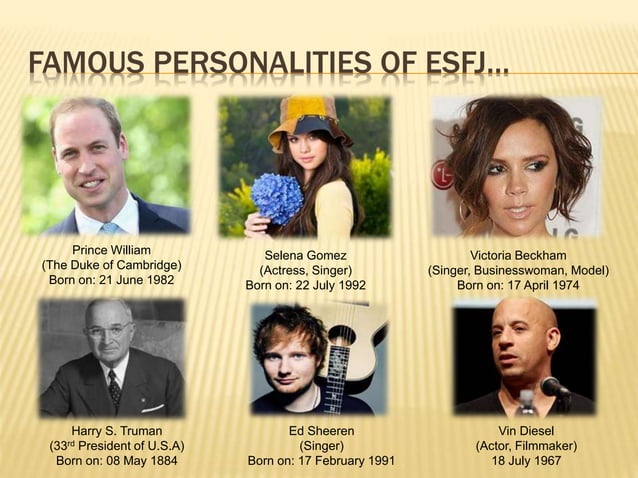 Esfj personality type | PPT