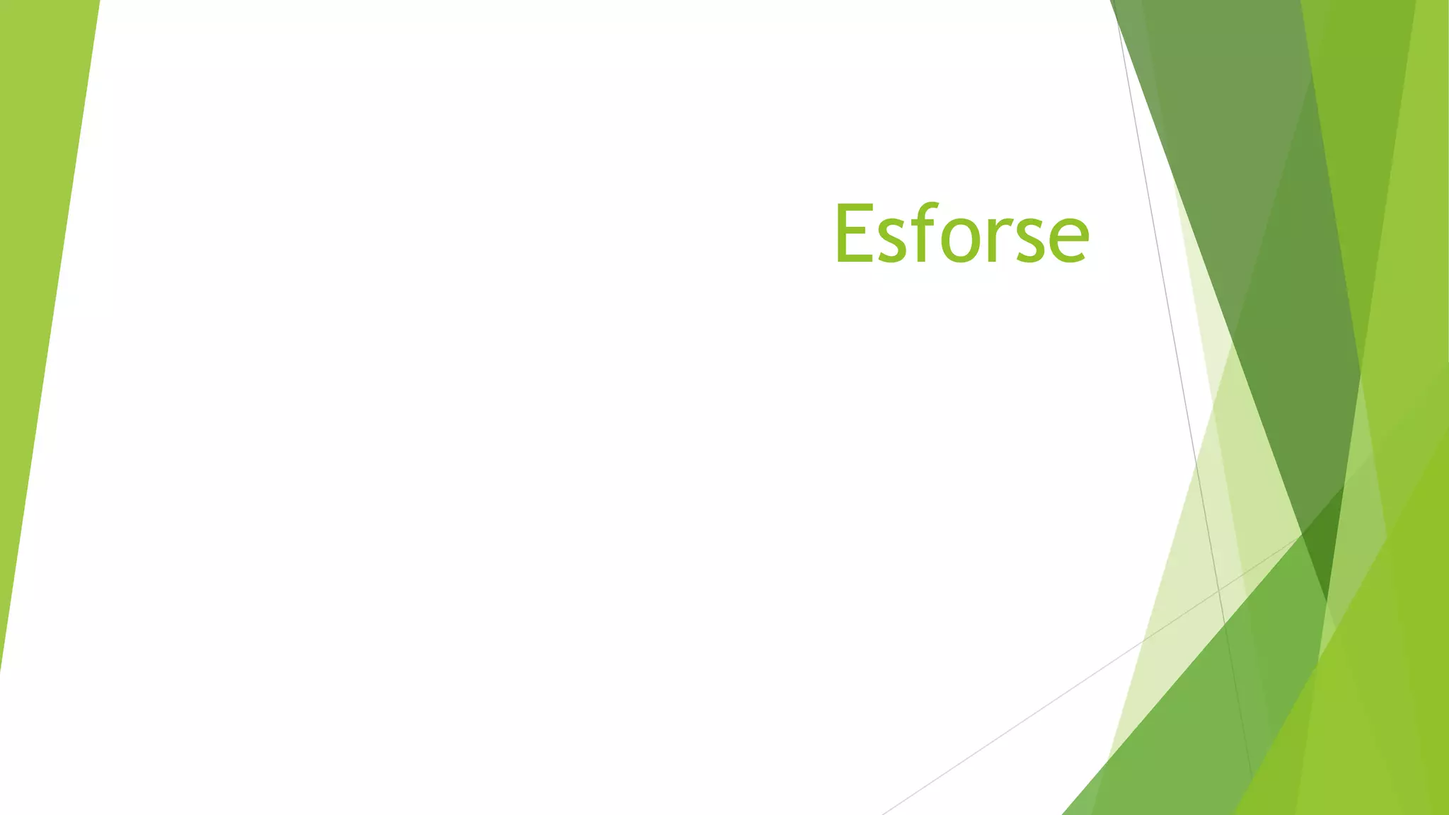 Esforse | PPTX