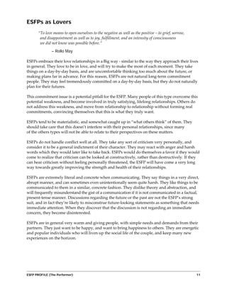 Esfp profile-performer-pdf1 | PDF