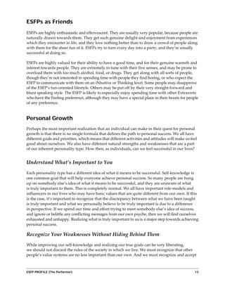 Esfp profile-performer-pdf1 | PDF