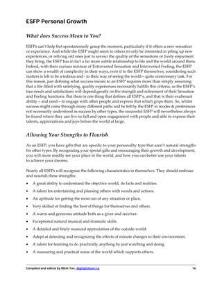 Esfp profile-performer-pdf1 | PDF