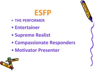ESFP--The PERFORMER.ppt
