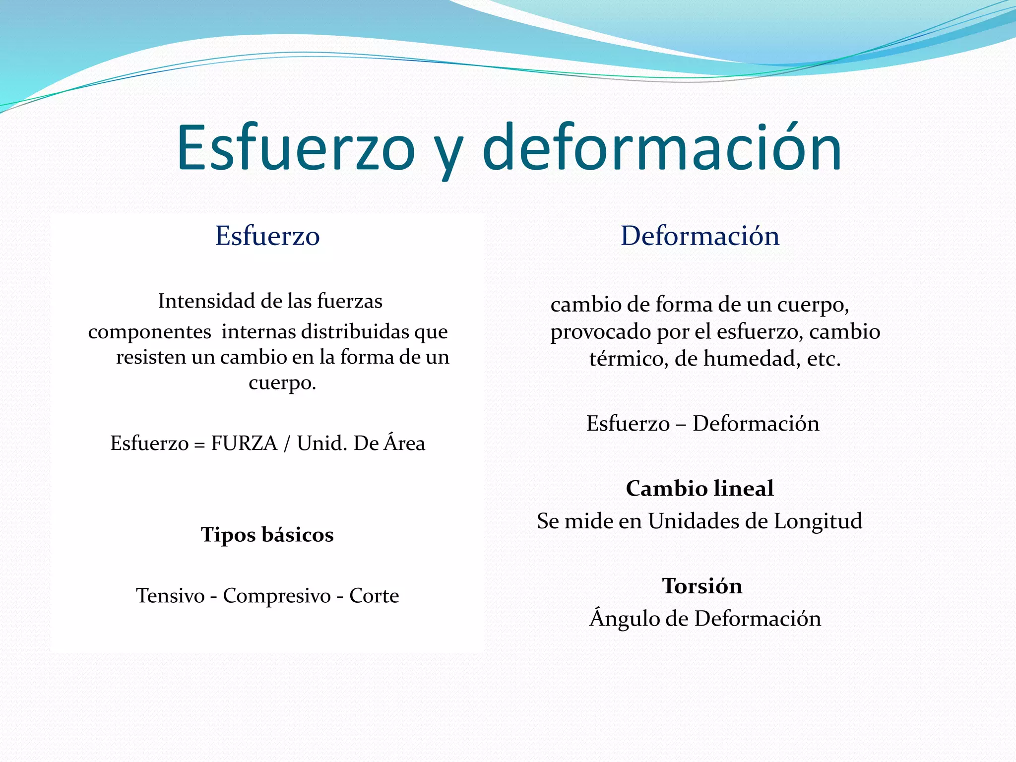 Esfuerzo y deformacion | PPT