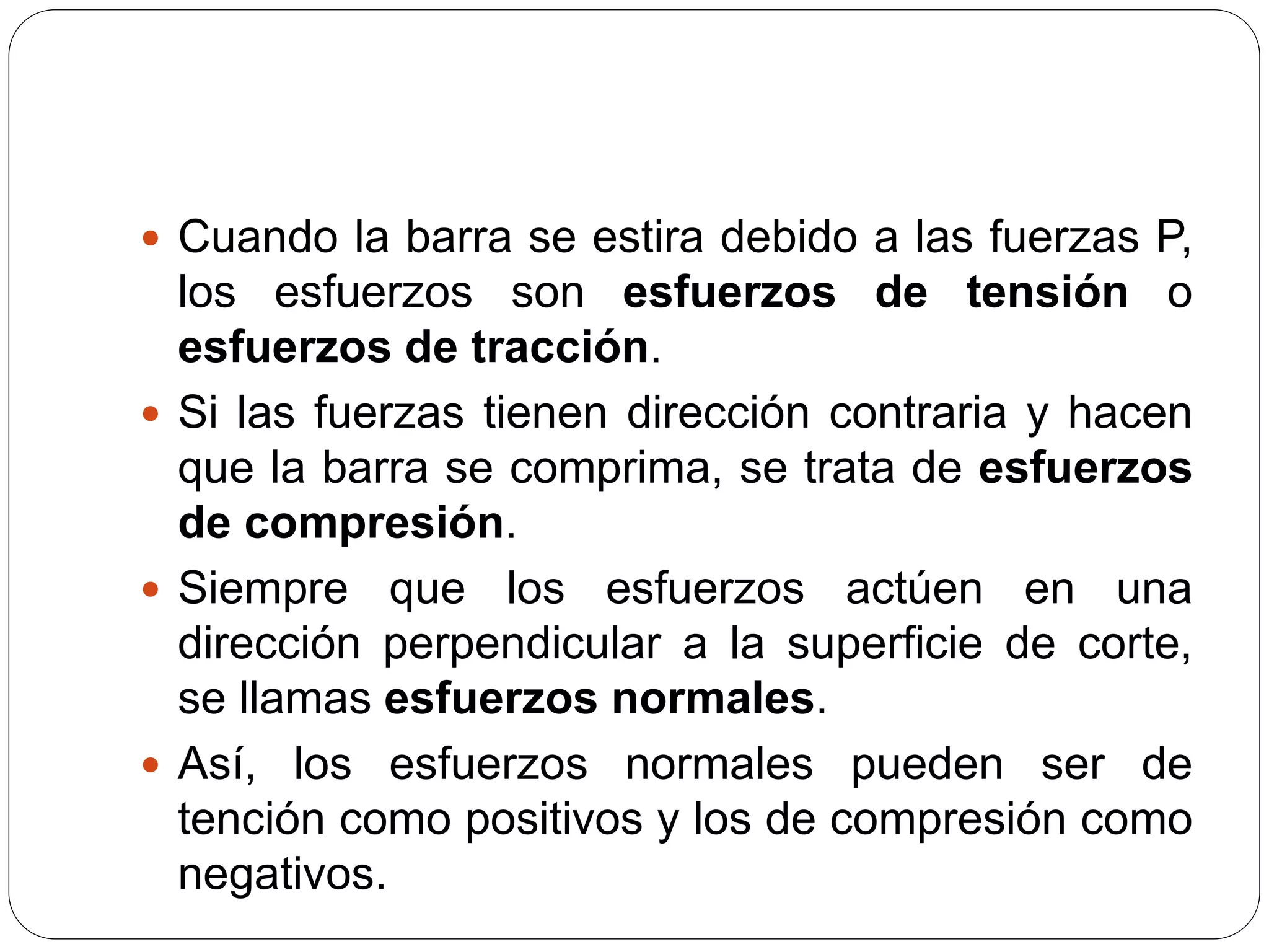 Esfuerzo y deformación (Mecánica de materiales) | PPTX