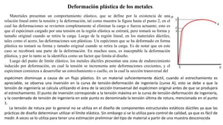 Esfuerzo y deformacion de materiales | PPTX