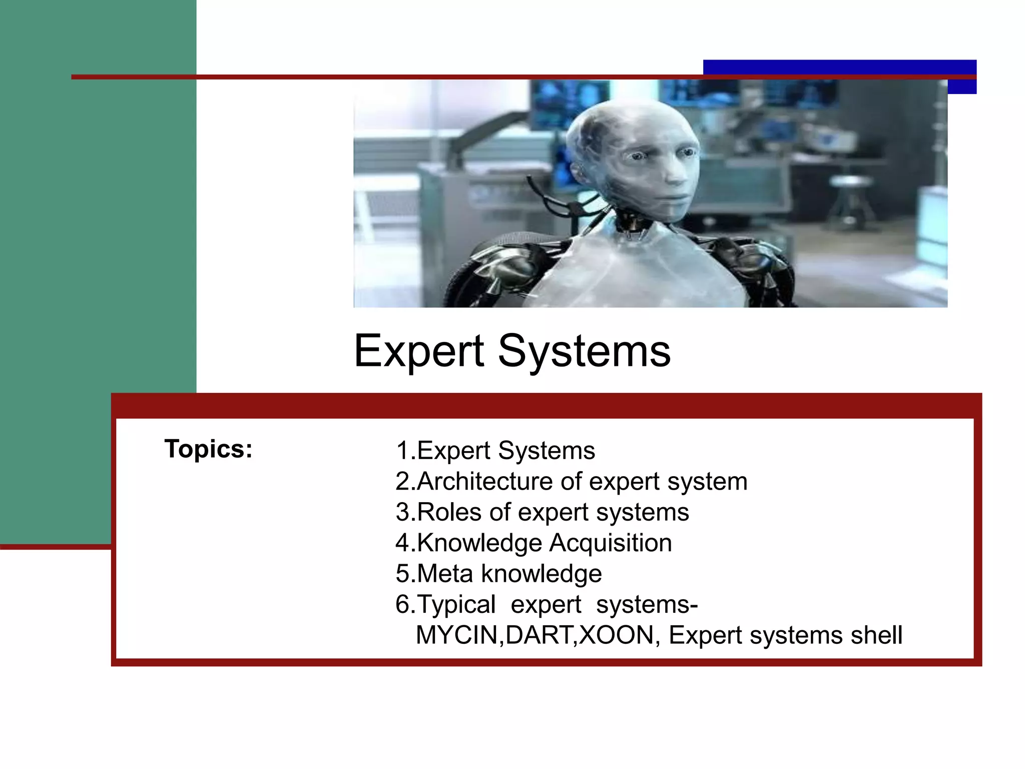 Expert System Full Details | PPT