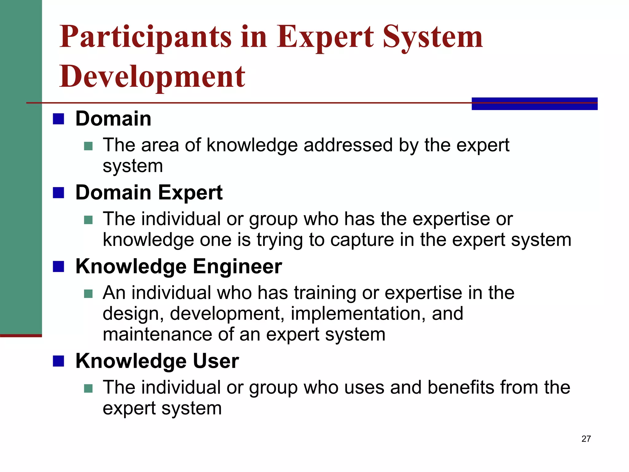 Expert System Full Details | PPT