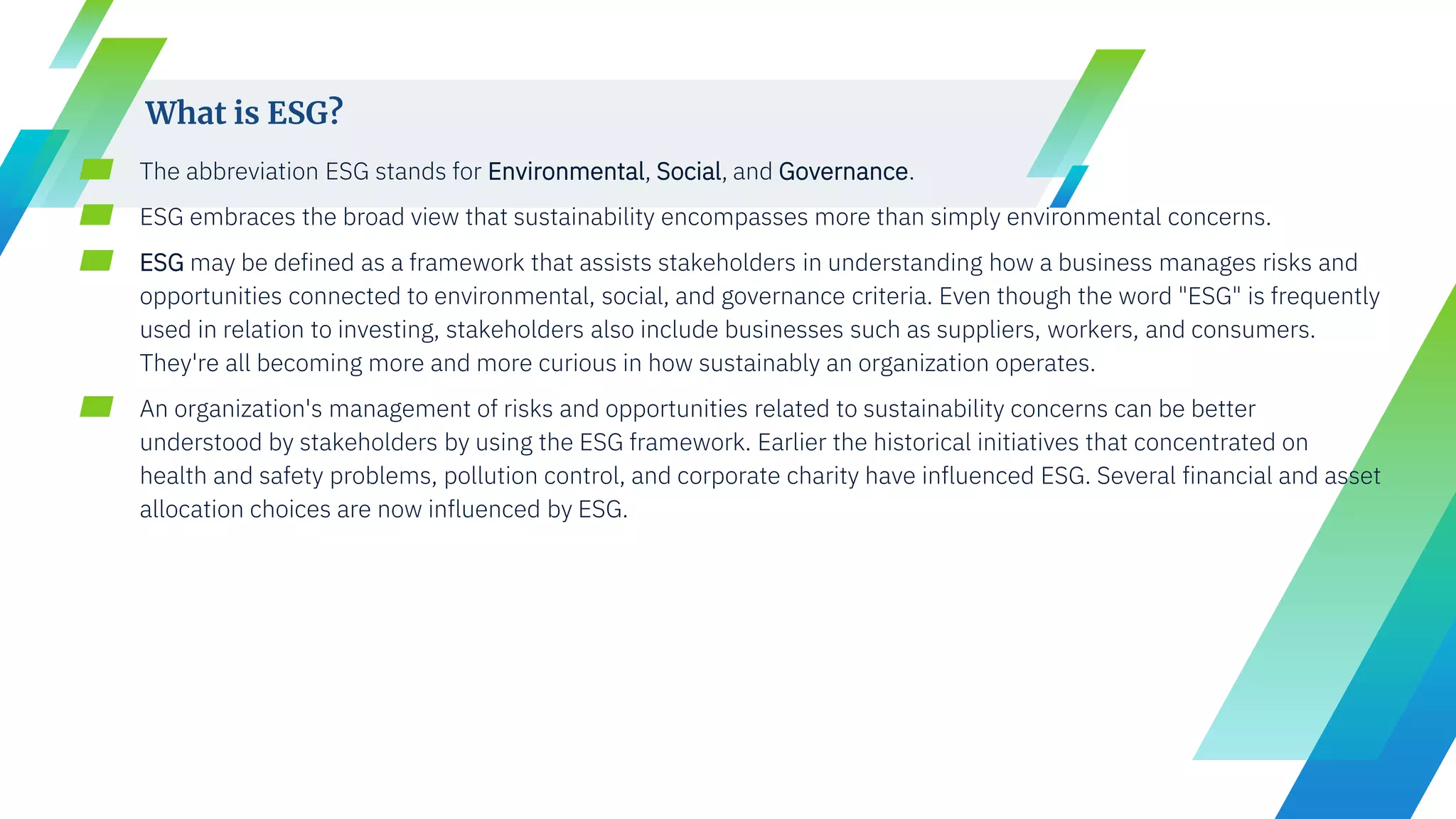 ESG | PDF