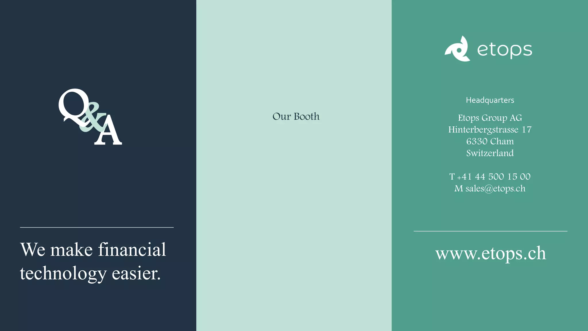 Ahead of the curve: Smart ESG Reporting for EAMs by Etops Group AG ...