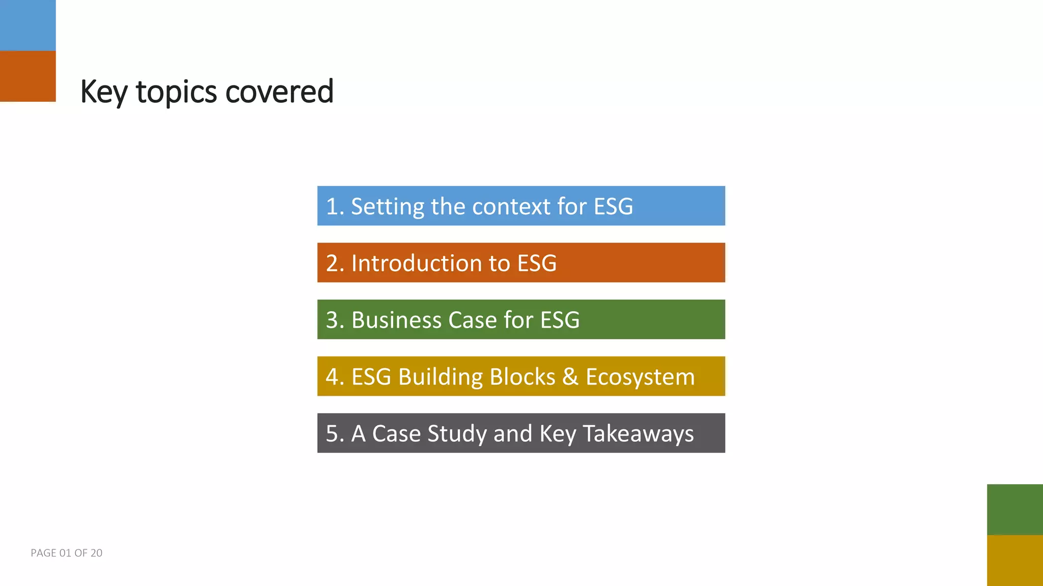 ESG 101 | PDF