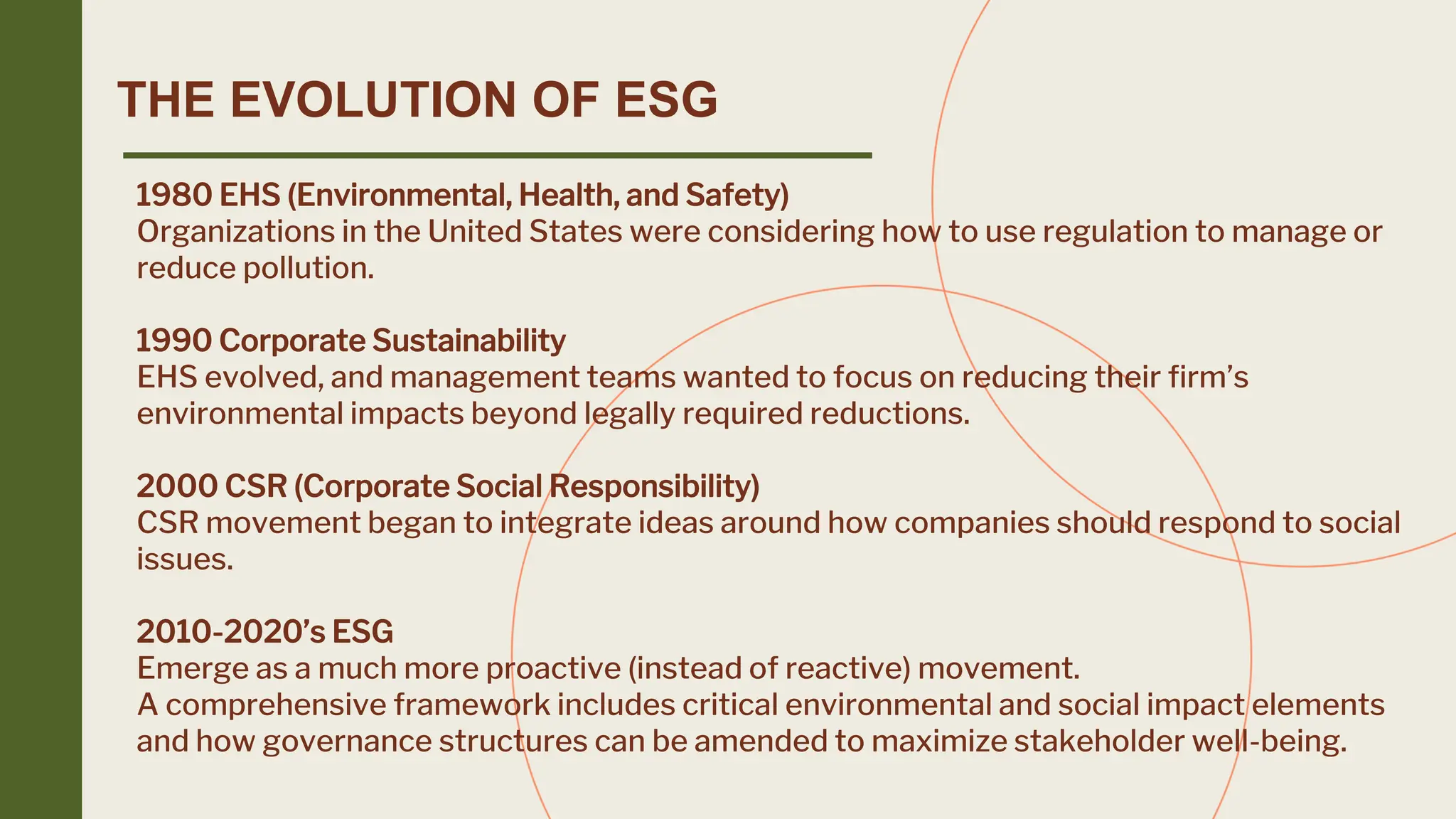 Environmental, Social, and Governance 2024 Greg DeShields. | PPTX