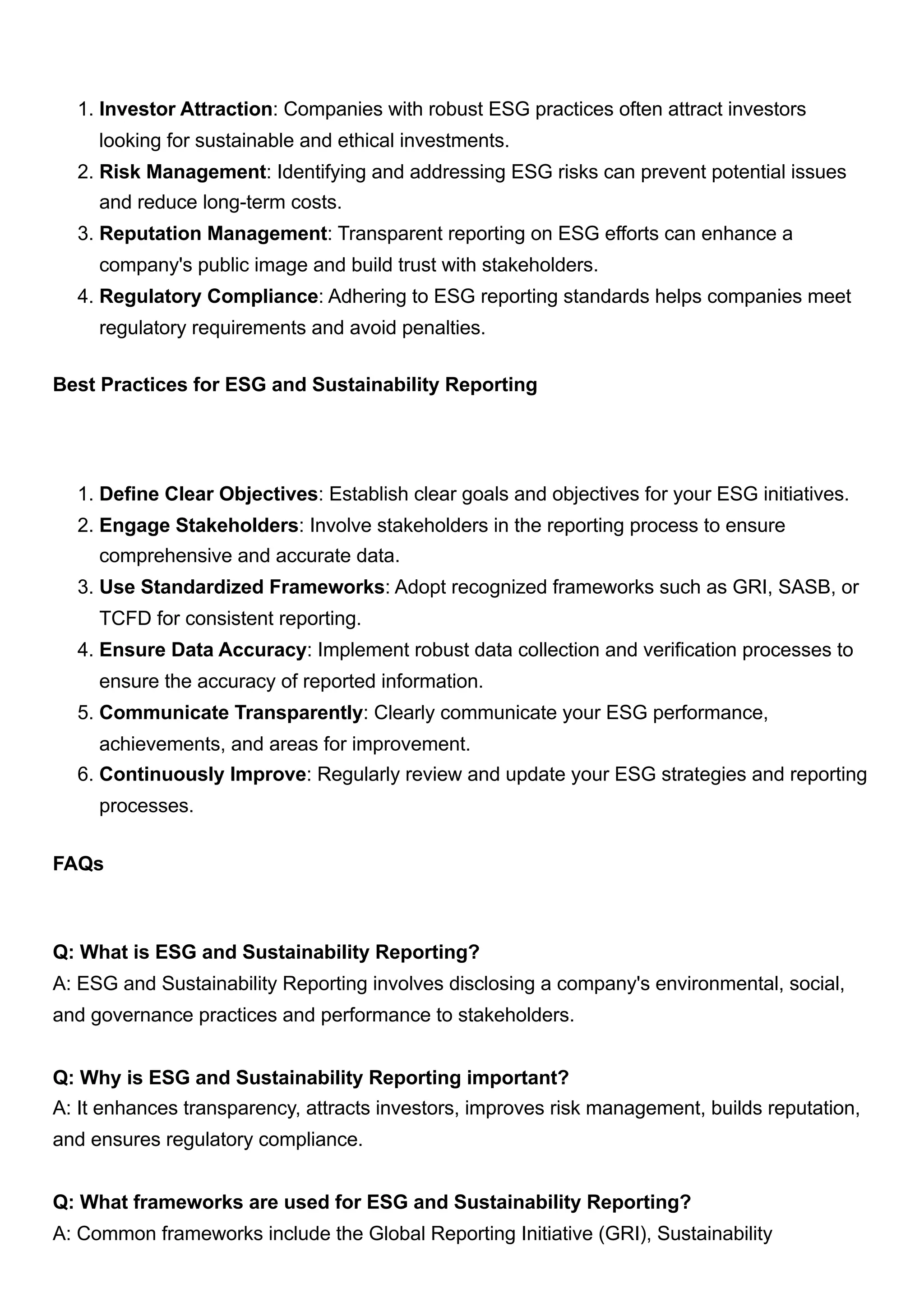 ESG and Sustainability Reporting: Comprehensive Guide and Best ...