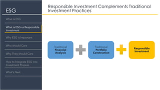 ESG Explained - Introduction | PDF