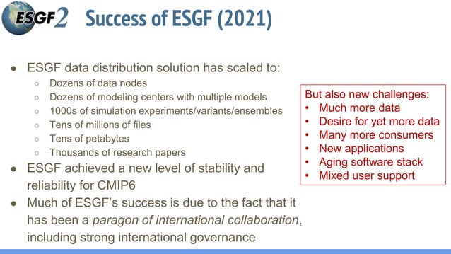 The Earth System Grid Federation: Origins, Current State, Evolution | PPTX | Cloud Computing ...