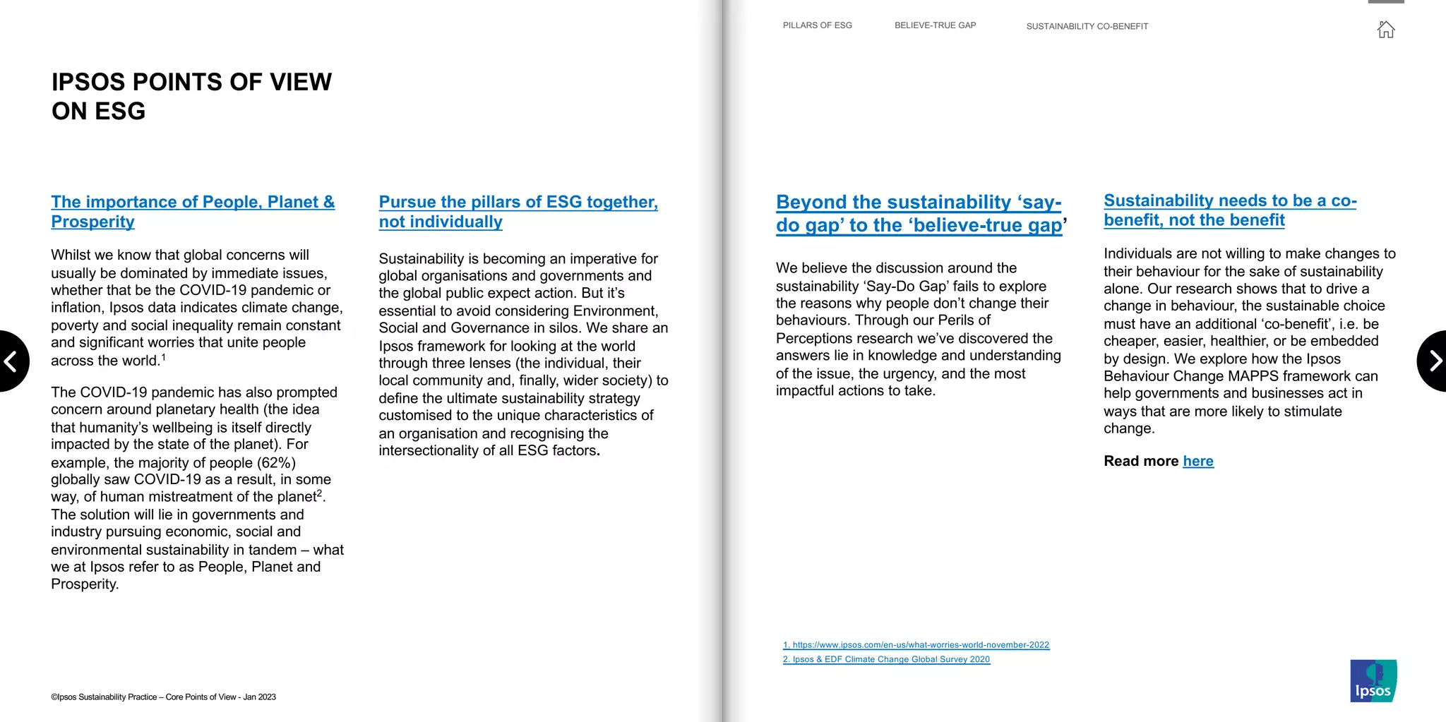 ESG Imperative - Ipsos foundational perspectives | PPT