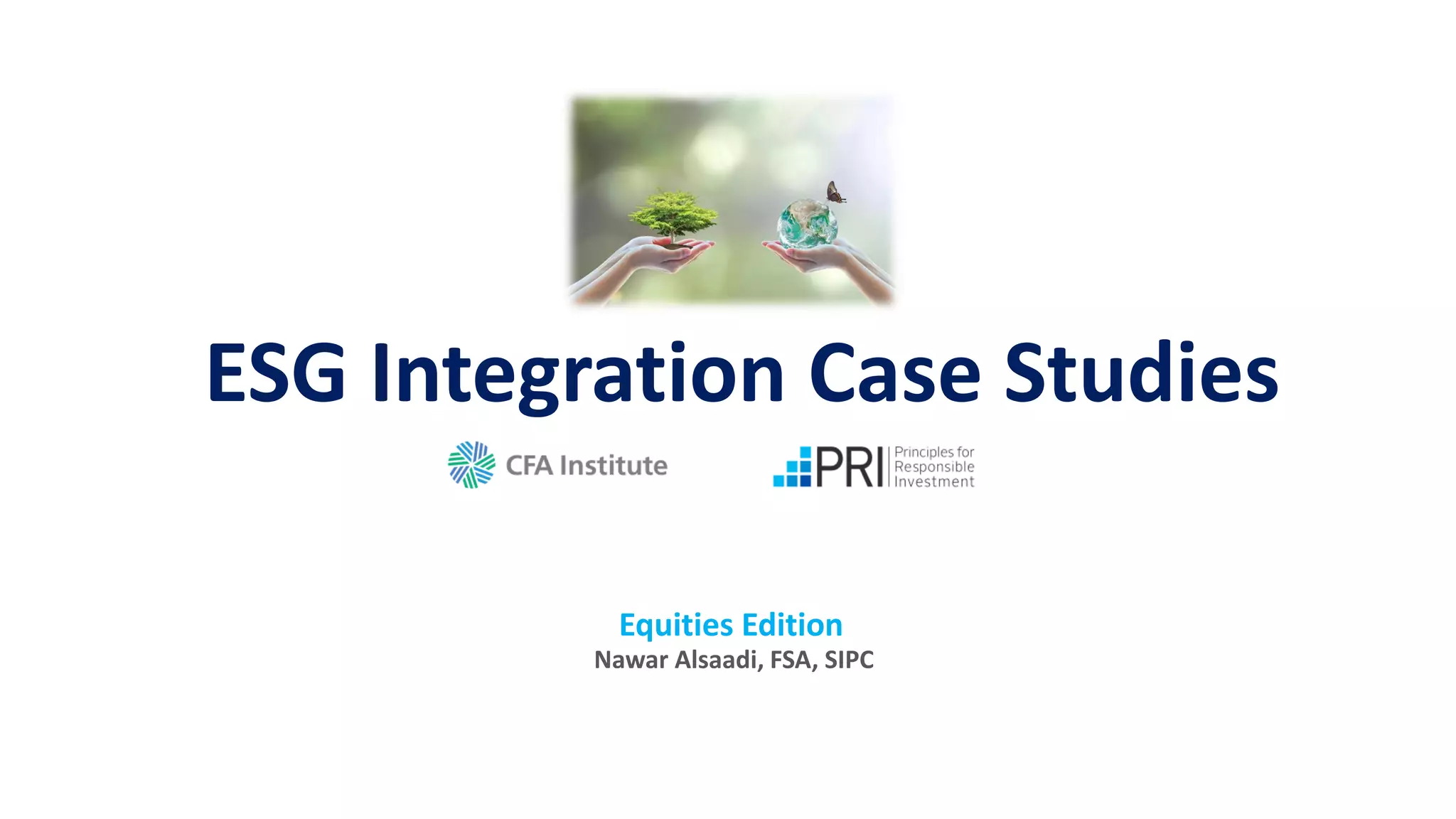 Esg integration equities and fixed income (v1.1) | PPT