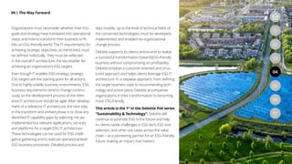 ESG IT Architecture_Deloitte for ESG future | PDF