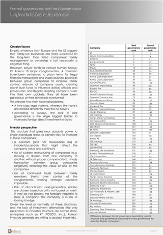 Sustainability in Korea: Performance & Trends 2013 | PDF