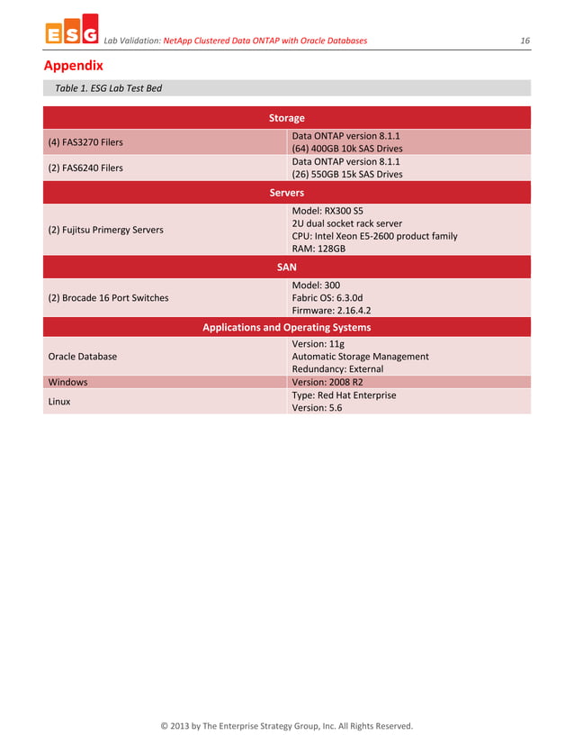 NetApp Clustered Data ONTAP with Oracle Databases | PDF