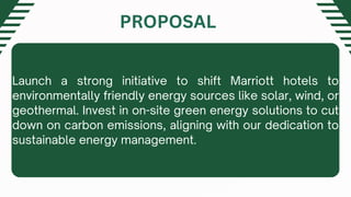 ESG MARRIOT PPT FOCUSING ON CLIMTE CHANGE AND THE SIGNIFICANCE OF GREEN ...