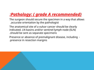 ESGO GUIDELINES FOR VULVAR CANCER.yfddddddssddddpptx | PPTX