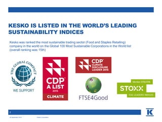 Kesko ESG presentation | PDF