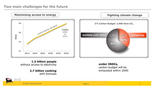 Eni: Integrated Model for Sustainable Energy Resource Development ...