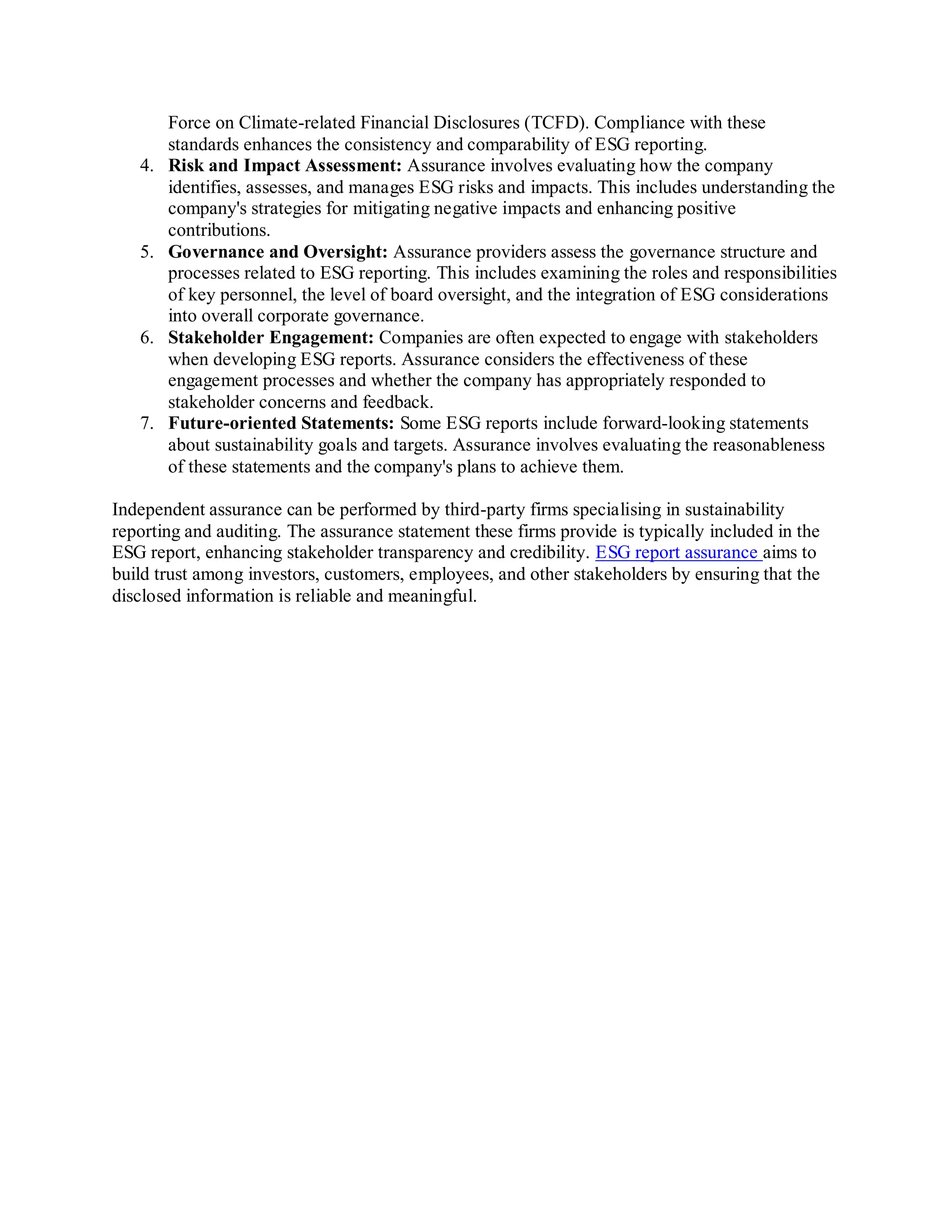 ESG Report Assurance.pdf | Business | Business and Finance