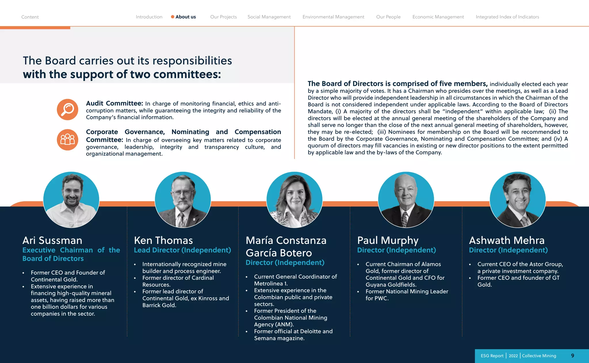 2022 ESG Report - Collective Mining | PDF