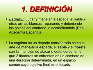 Esgrima | PPT