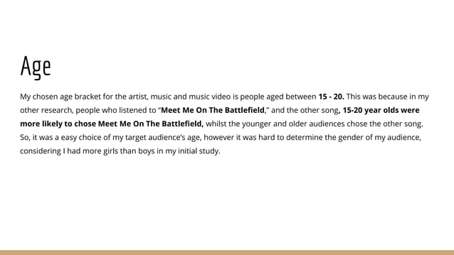 Target Audience - Gender | PPTX