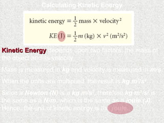 Thermal Kinetic Energy Equation