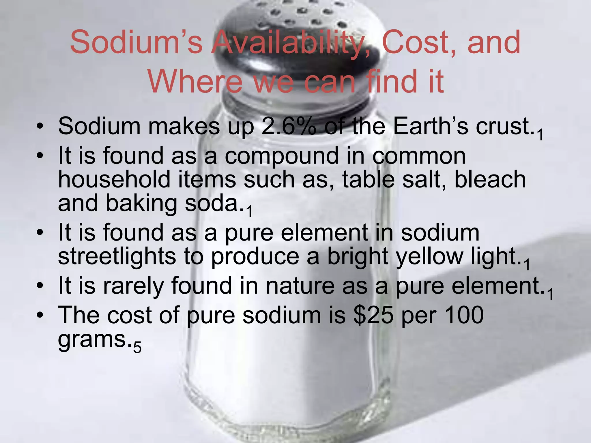Sodium (Emily Esham) | PPTX