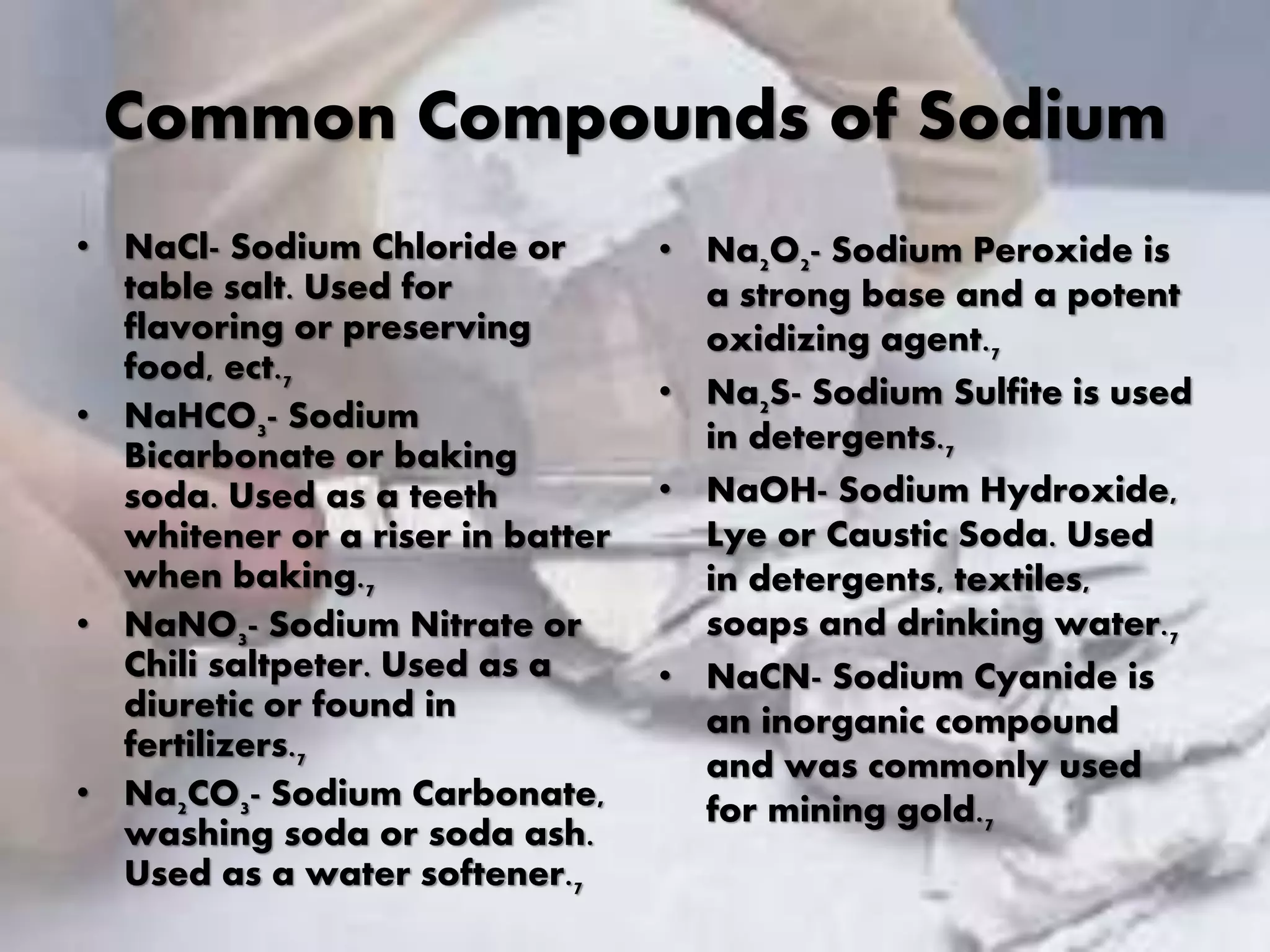 Sodium (Emily Esham) | PPTX