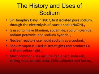 Sodium (Emily Esham) | PPTX