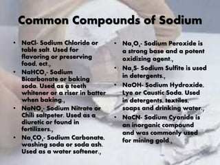 Sodium (Emily Esham) | PPTX