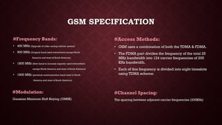 GSM | PPT