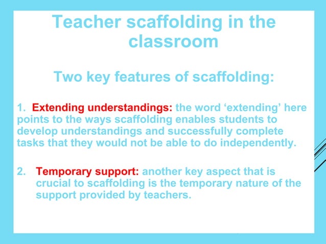 Eshboyeva scaffolding.ppt | Homework and Study | Education