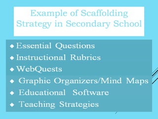 Eshboyeva scaffolding.ppt | Homework and Study | Education