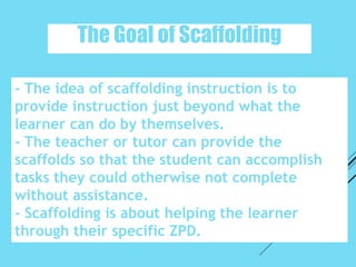 Eshboyeva scaffolding.ppt | Homework and Study | Education