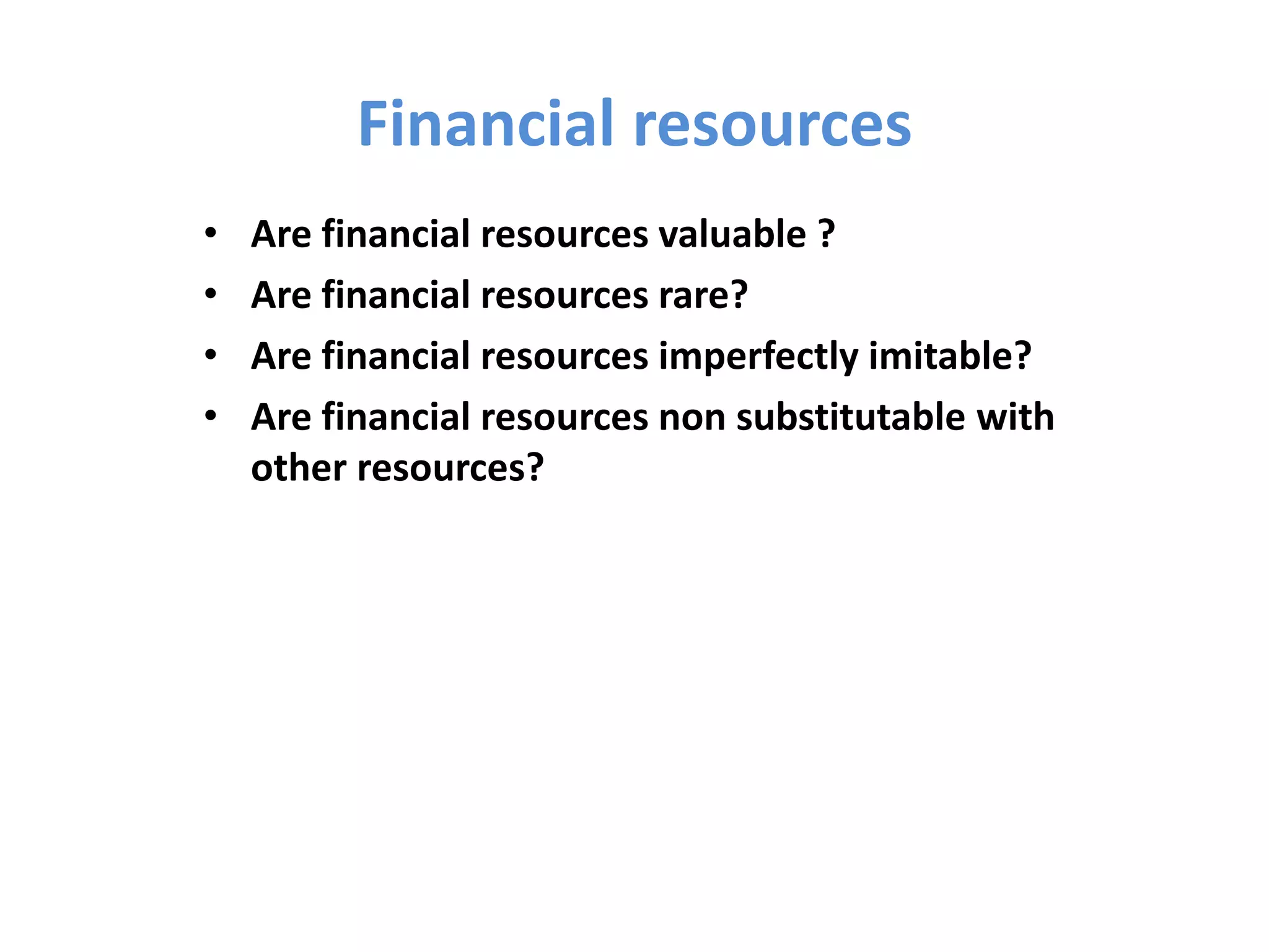 A Resourced Based View of Entreprenuership | PPTX