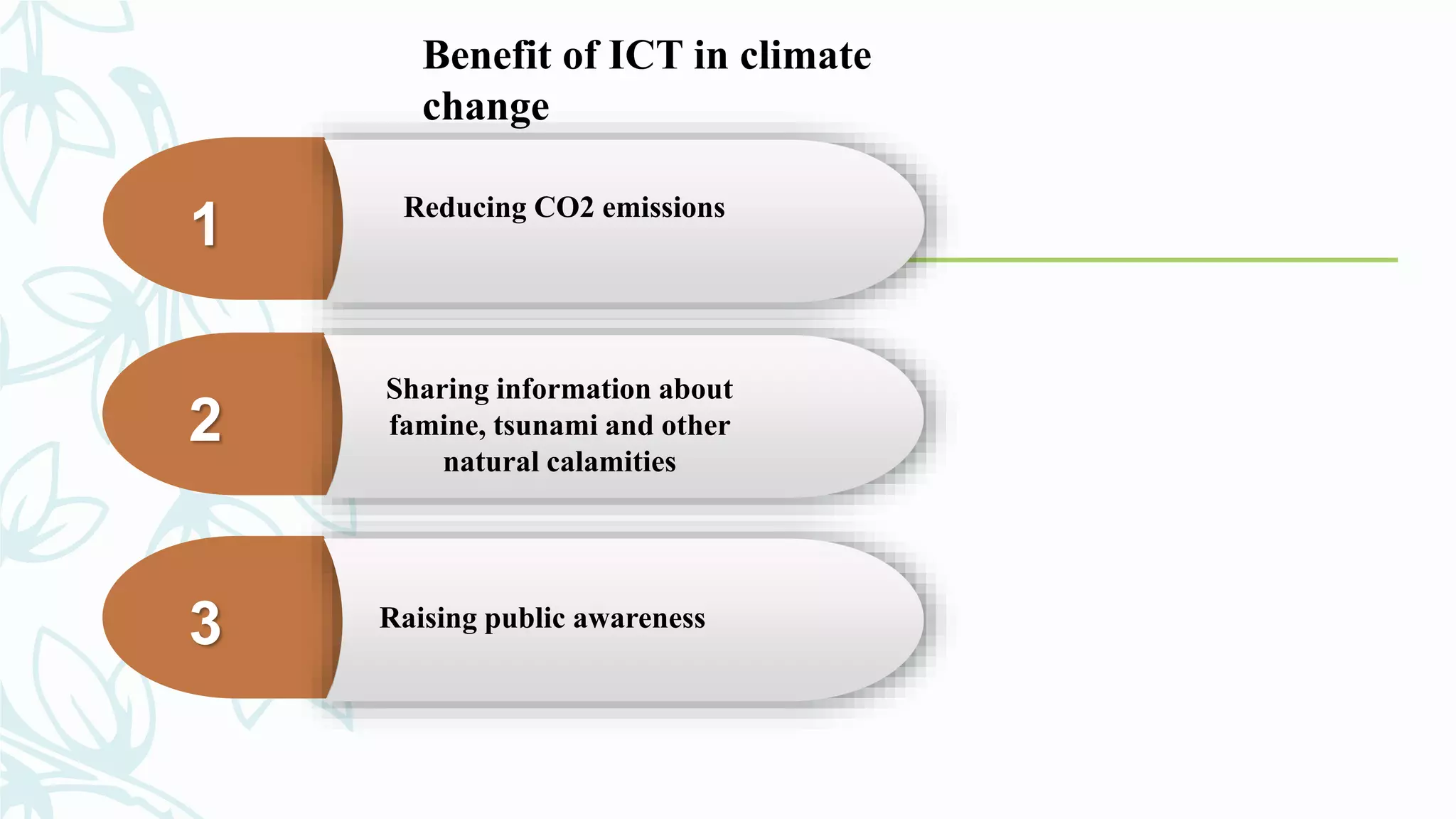 Role of ICT in climate change | PPTX
