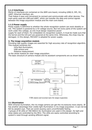 Embedded System Design for Iris Recognition System. | DOCX | Operating Systems | Computer ...