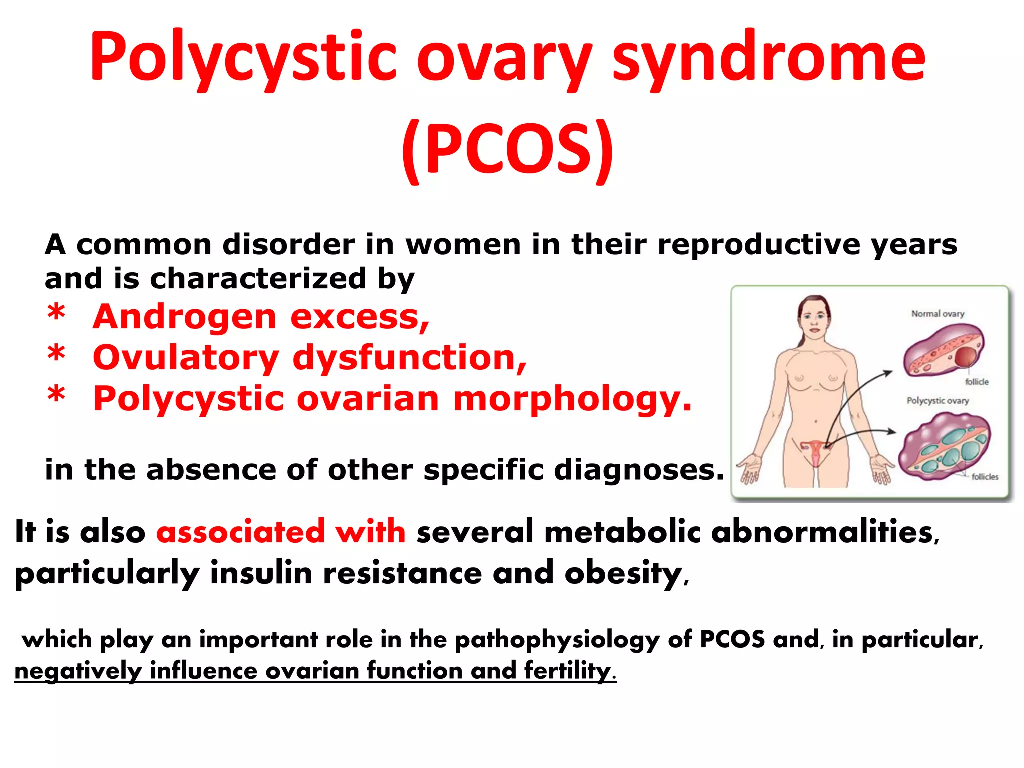 Recent 2018 ESHRE & ASRM evidence based guidelines for PCOS assement ...
