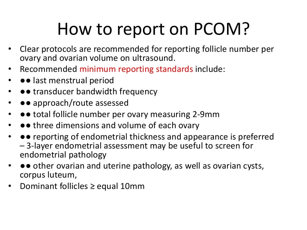 Recent 2018 ESHRE & ASRM evidence based guidelines for PCOS assement Recent 2018 ESHRE & ASRM evidence based guidelines for PCOS assement