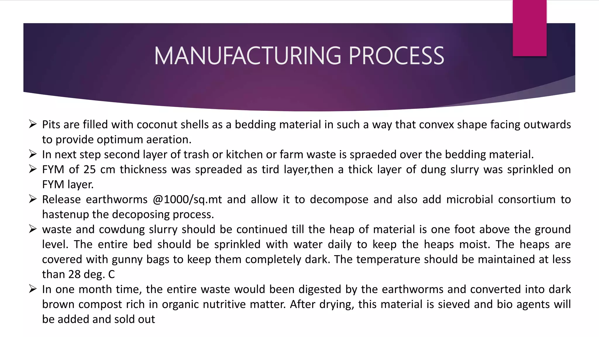 DPR on biofortified vermicompost | PPTX