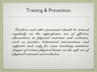 Emergency Safety Interventions | PPT
