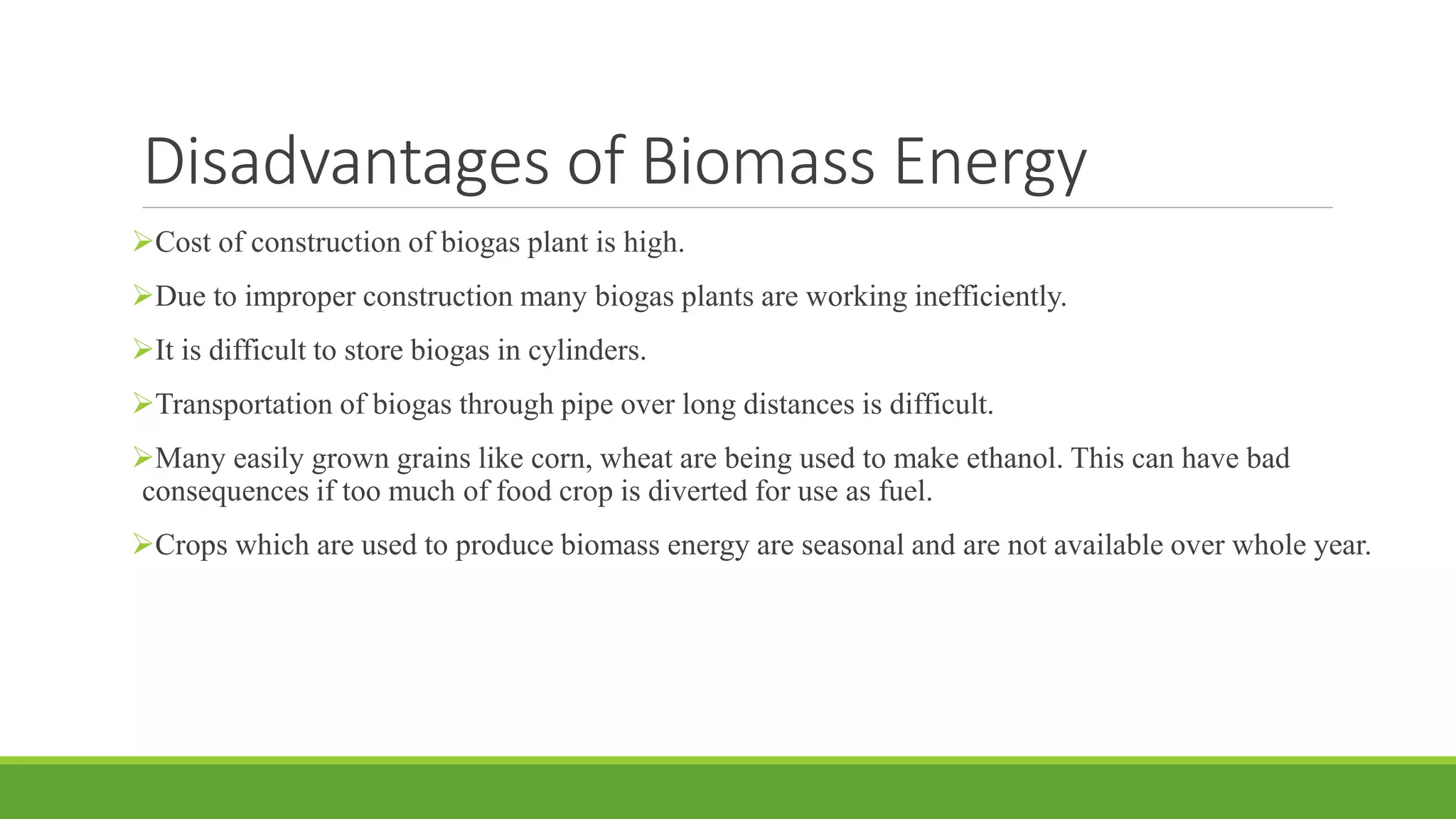 Biomass Energy and Scenario in India | PPTX